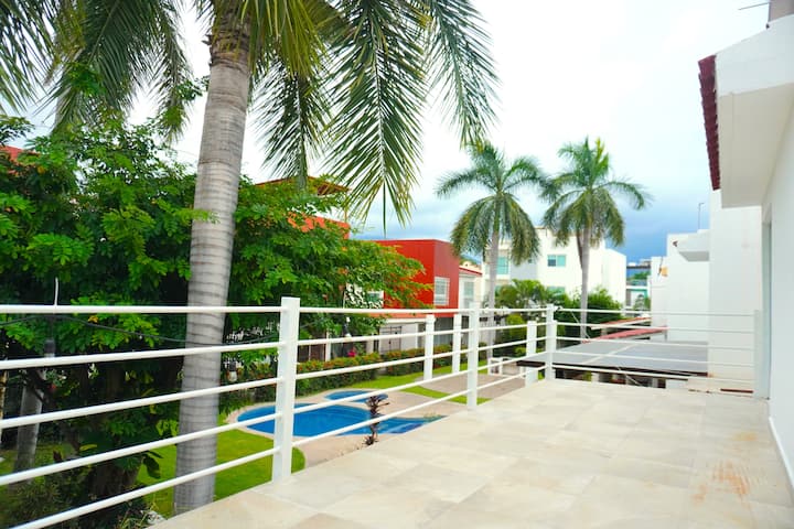 Spacious 2 Br Flat In Fluvial With Pool & Parking - Puerto Vallarta