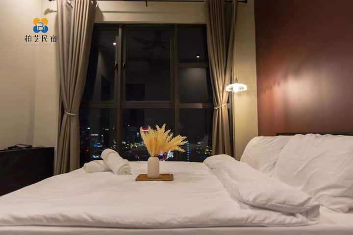 【Trion Kl】宽敞2房·景观视野佳 | 近Trx | Mrt免费接送 |免付平台服务费 - Kuala Lumpur