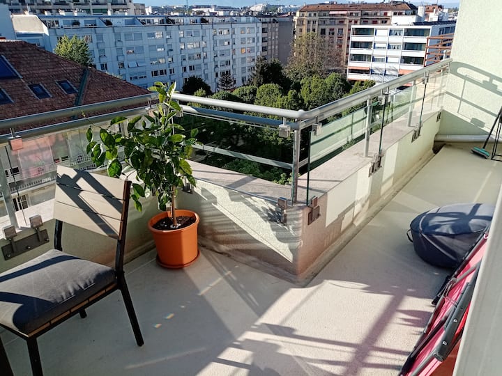 Studio 2 Pièces Cosy & Calme - Centrale - Genève