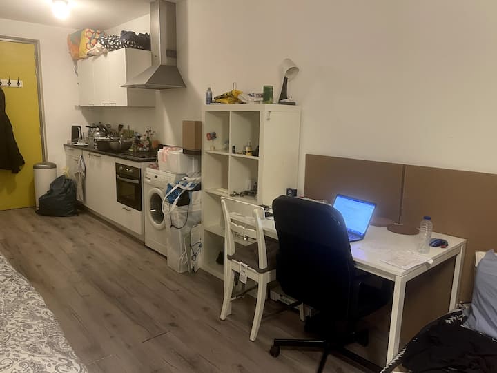 King Size Bed One Bedroom Studio - Zaandam