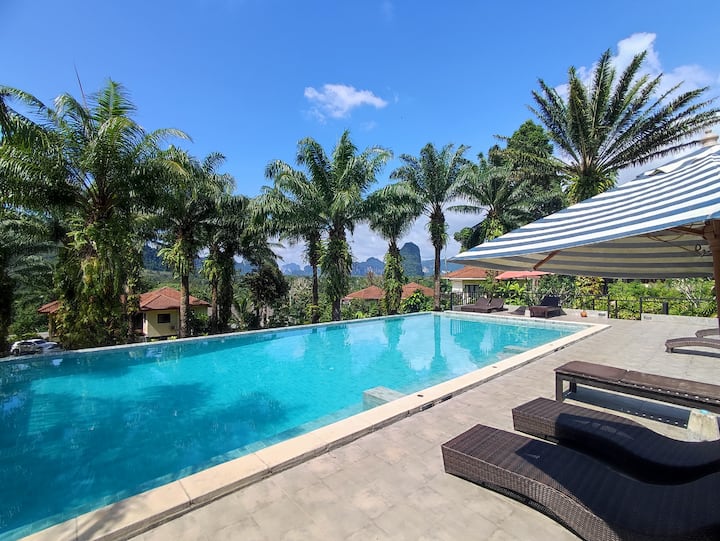 Villa 01  @Krabi Green Hill Pool Villas 2br - Krabi