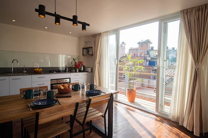 Chyasal 2 Bdr Rooftop Duplex With Beautiful View - Kathmandu