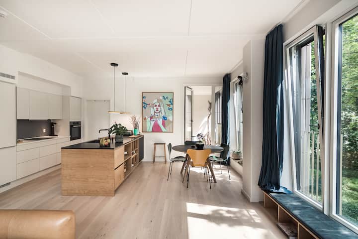 Luxury Home With Relaxing Park View - Copenhague