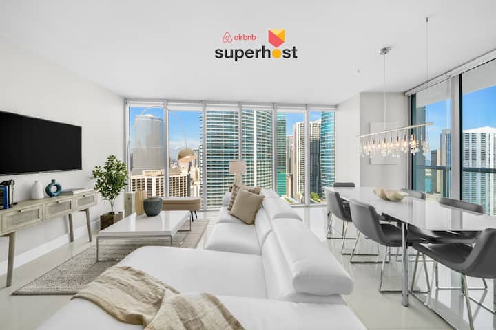 Luxurious Ocean View 2br/2ba Icon Brickell #3002 - Miami, FL
