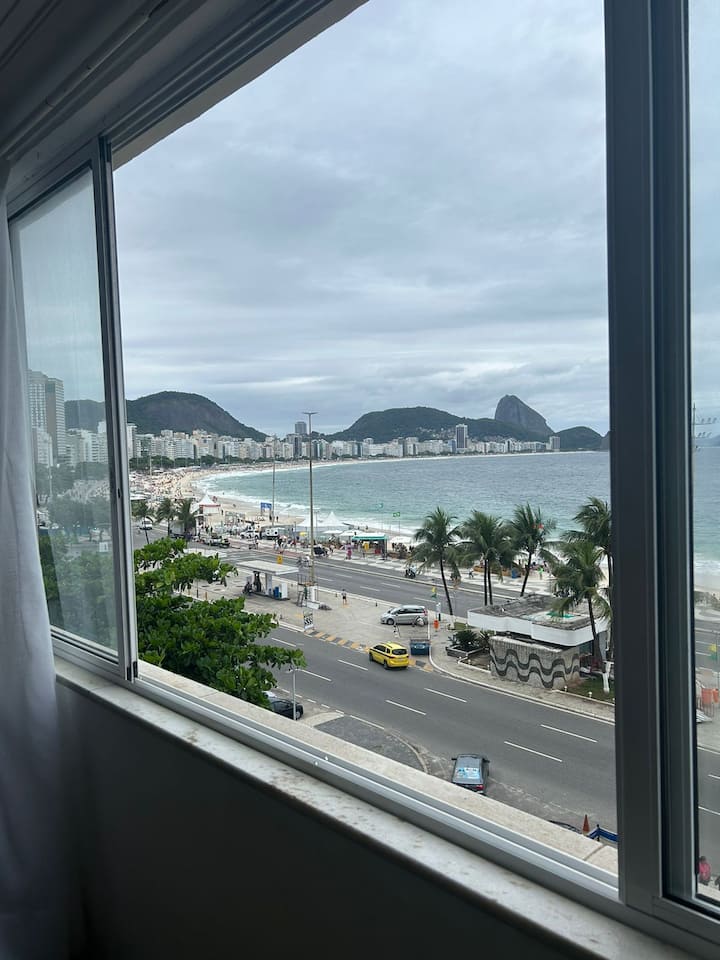 Panoramic view of Copacabana beach - Apartments for Rent in Rio de Janeiro, Rio de Janeiro ...