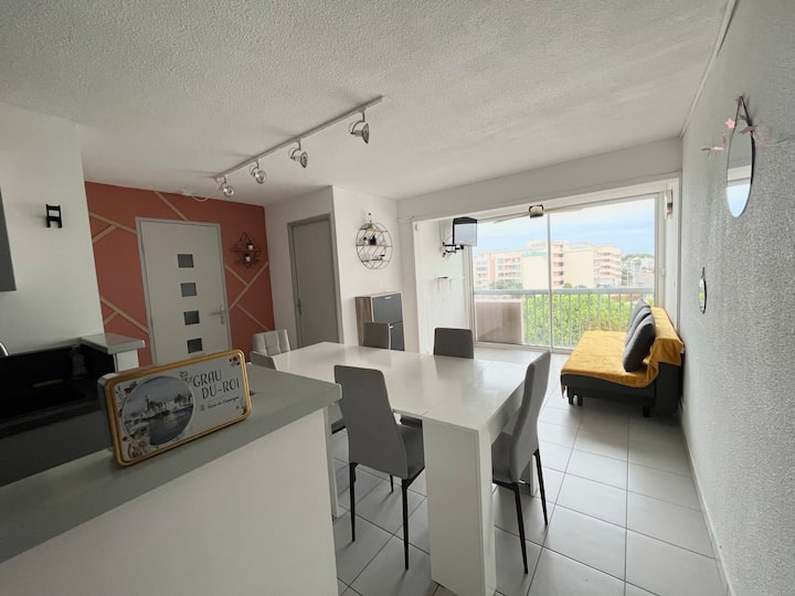Appart Proche Mer + Parking - La Grande-Motte