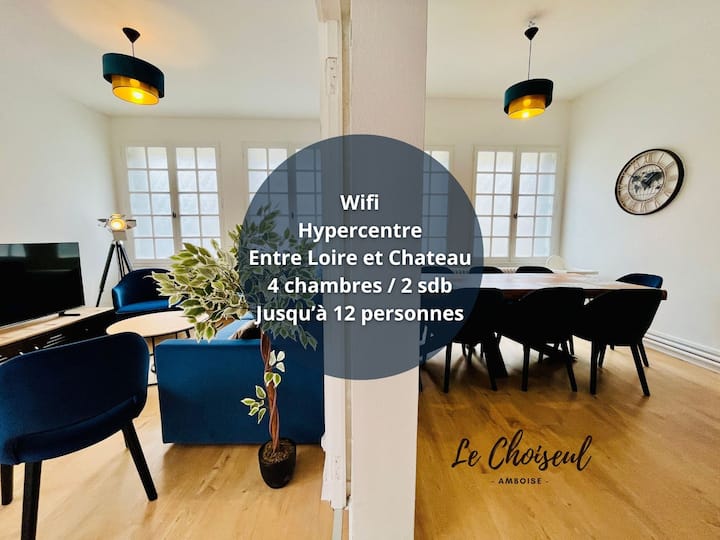 Duplex Climatisé Familial Hypercentre, Le Choiseul - ibis Amboise