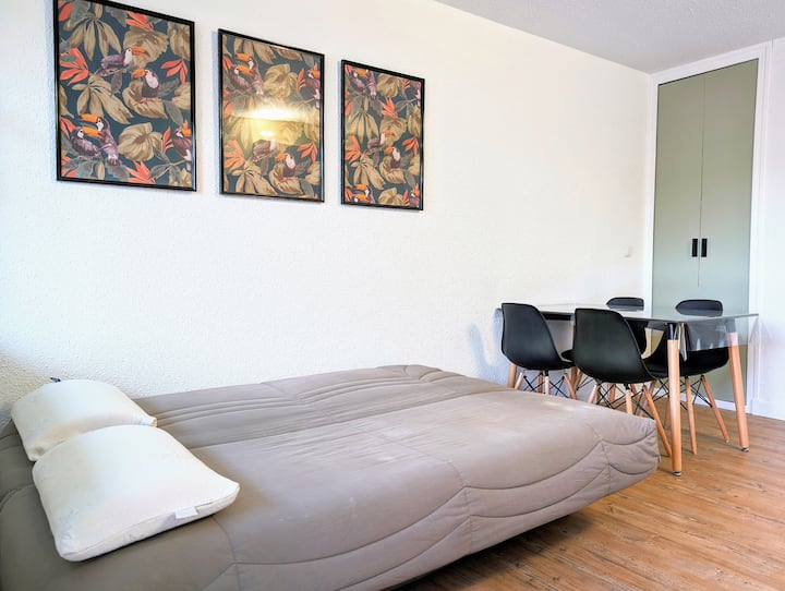 Studio Central Cap +Parking+loggia+clim Mobile - Agde