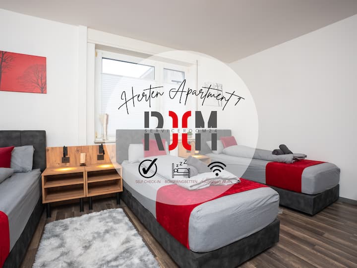 Serviceroom24 - Apartment 1 In Herten Smarttv|wlan - Marl
