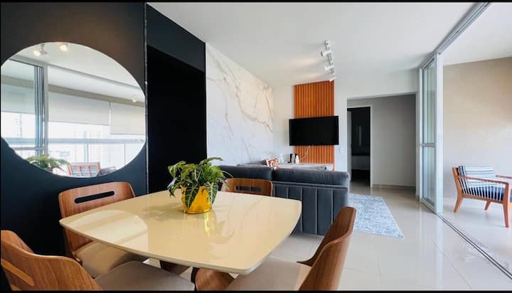 Luxuoso Apt 3q Prox Ao Parque Vaca Brava - Goiânia