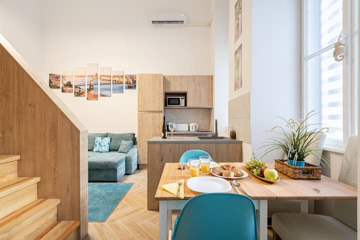 Brand New -Market Hall Double Apt With 2 Bathrooms - Budapest