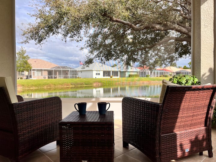 2 Bd/2ba Waterfront Villa-30 Day Or More Stay - Englewood