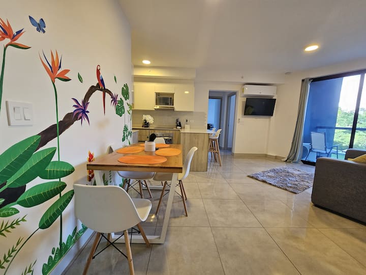 Urban Villa Apartment With A/c And Pool - San José