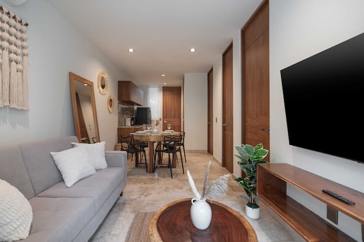 2 Br Apartment With Swim On Pool - Tulum
