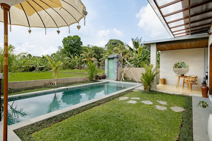 1 Br Pool Villa With Scenery Rice Field View - Indonesien