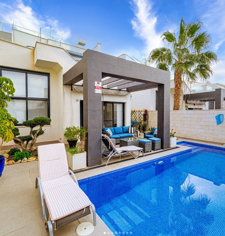 Villa Contemporaine: Piscine Privée - Rojales