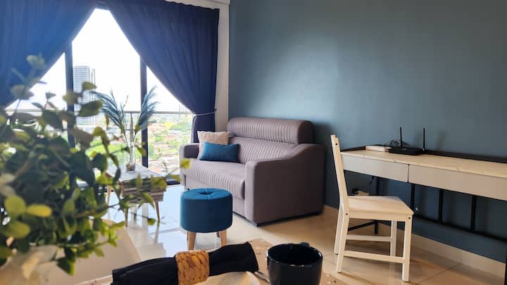 Prestige Sky 2br A9-12 | Wifi - Wakaf Che Yeh