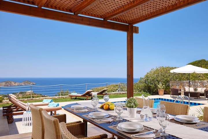 Villa Electra, 3bd, Private Pool, Garden - Creta