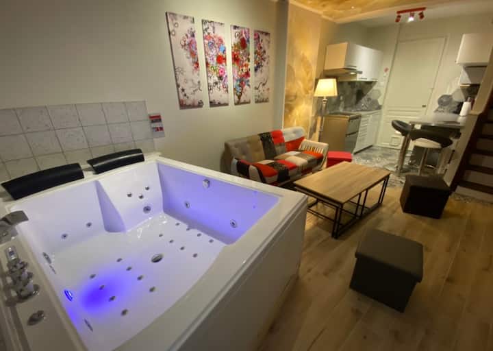 Gîte De Prestige Friends 4 Pers. Avec Jacuzzi Xxl - Pérouges