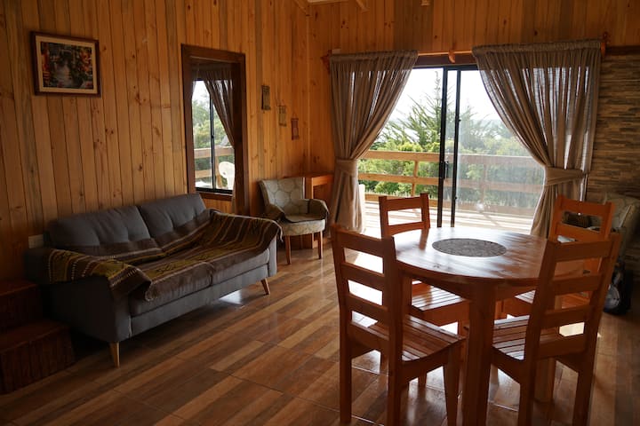 Hermosa Cabaña Lago Lleu Lleu - Contulmo