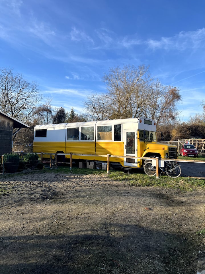 Schoolbus Tiny House (Close To Leipzig Fair) - Halle (Saale)