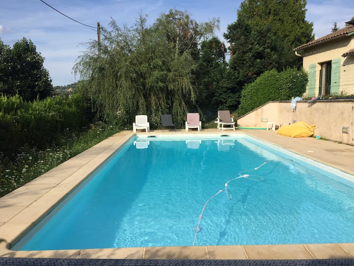 Grande Maison Avec Piscine - Neuville-sur-Saône
