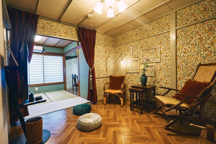 Retro Style 60sqm 2 Bedroom 10 Min To Asakusa - Ueno