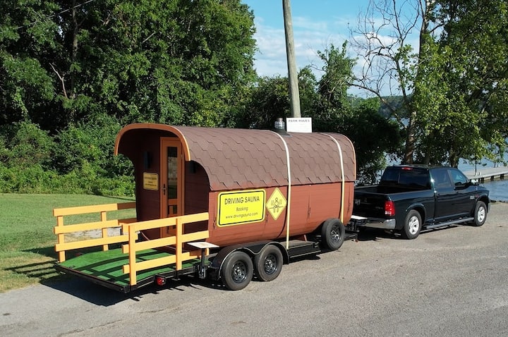Wood-burning Mobile Sauna. - Hendersonville, TN
