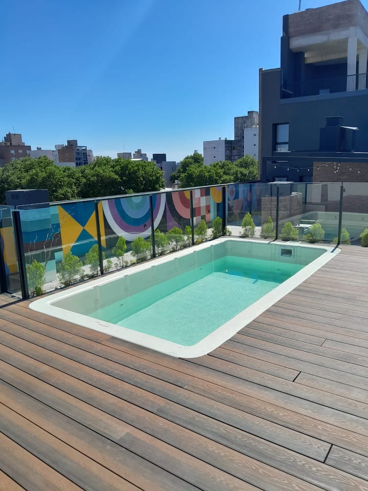 Gran Depto. A Estrenar C/piscina Solarium, Balcón - Rosario