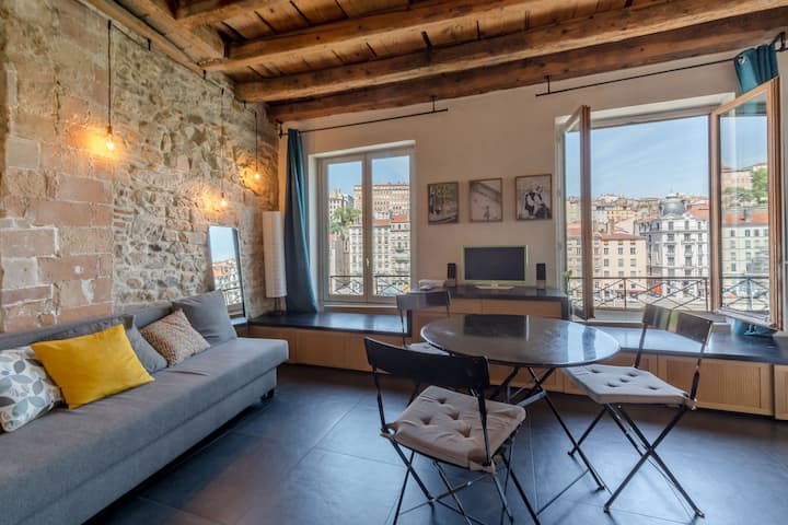 Studio Avec Vue Sur La Saône - Lyon