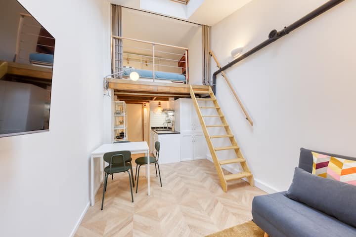 Studio Mezzanine Proche Paris à 7 Min Du Métro - Ivry-sur-Seine