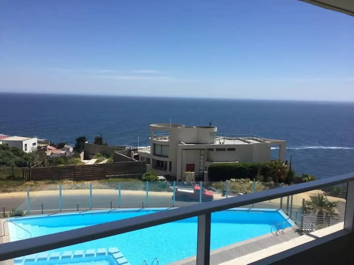 Appartement Concón, Vue Complète Sur La Mer - Concón