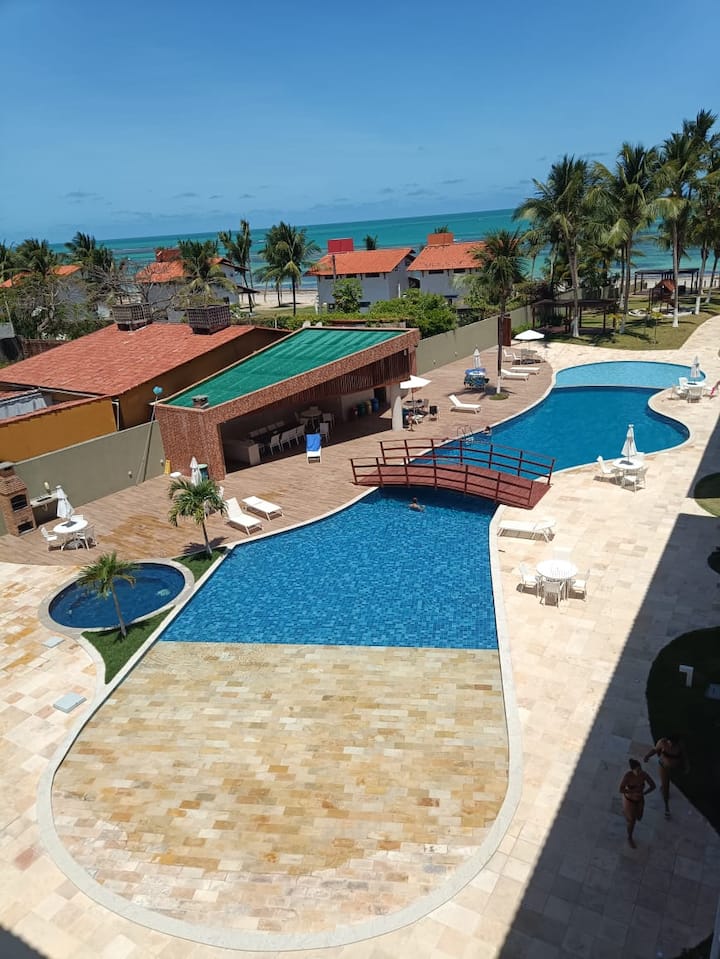 Porto Cayman / Pé Na Areia / Piscina / Ap 04 Bl 02 - Praia dos Carneiros