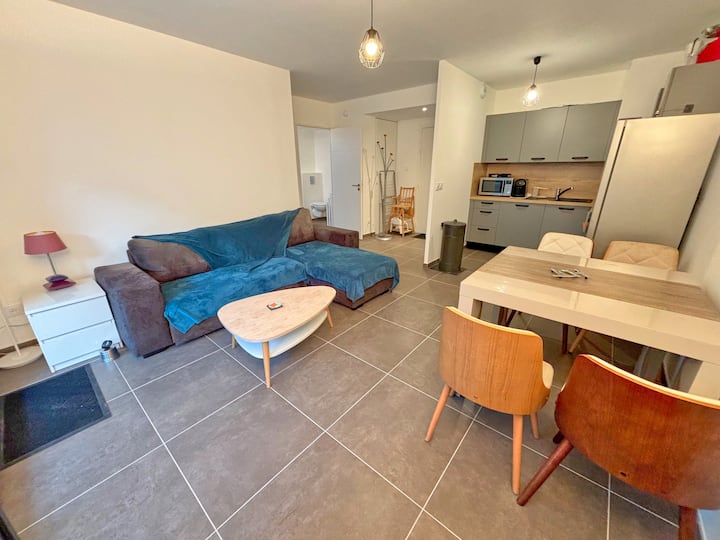 T2 Moderne - Terrasse & Calme - Cagnes-sur-Mer