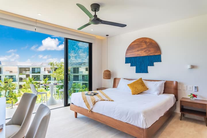 Amazing 4 Bedroom Private Ph With Pool, Gym, Cafe - Tulum