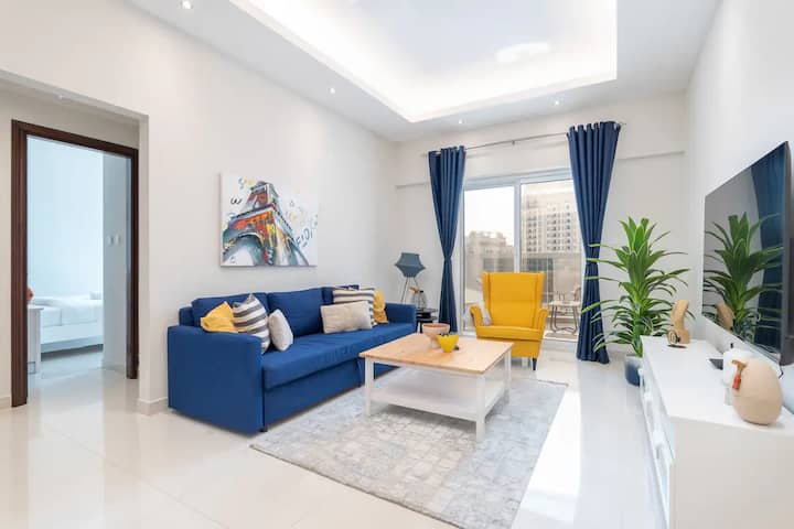 Wow 2 Bed At Hera Tower Sports City & Sleeps 6 - Dubaï