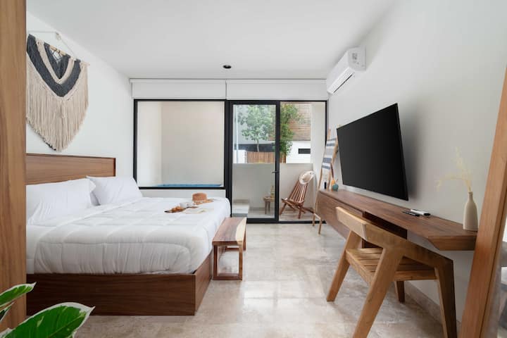 Luxury Studio Outside Bathtub - Tulum