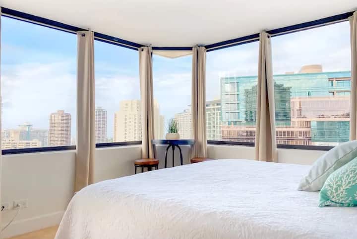 35th Floor Cozy Studio / Ocean Views / 3502a - Honolulu