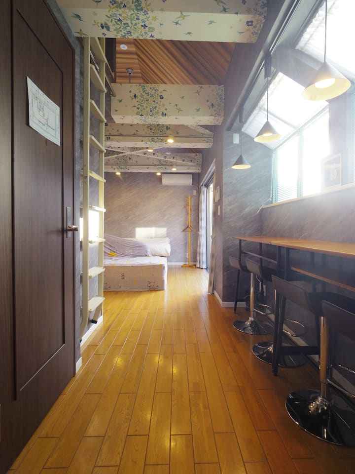 都心に位置した一戸建て(2-3f)、広々と過ごせる空間 - Shinjuku City