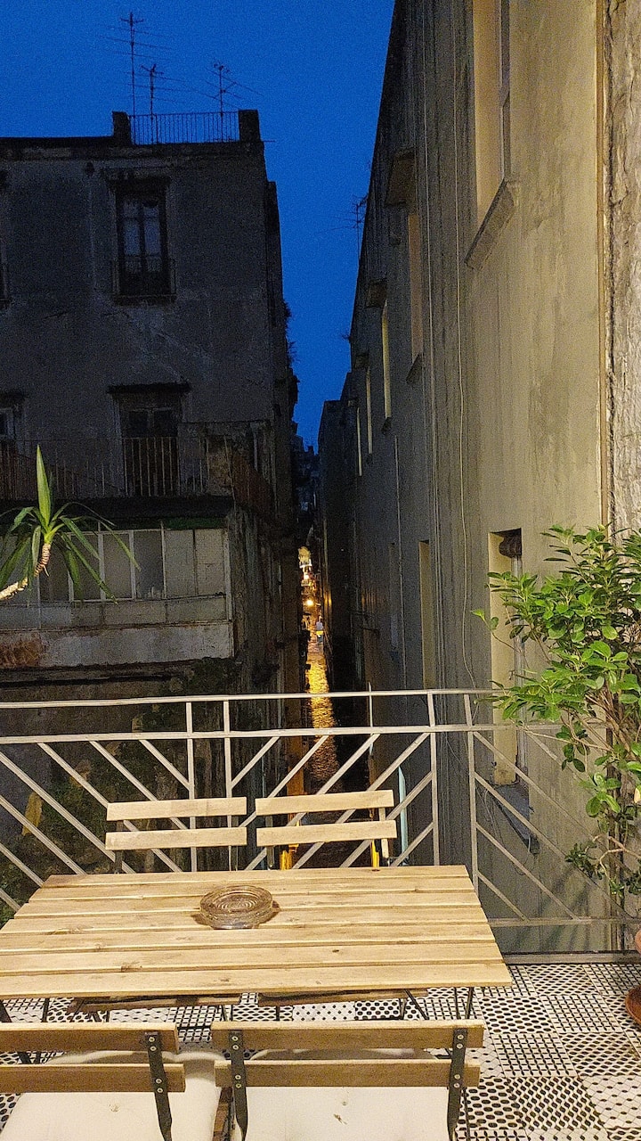 San Biagio Terraced Flat In Historic Center - Naples