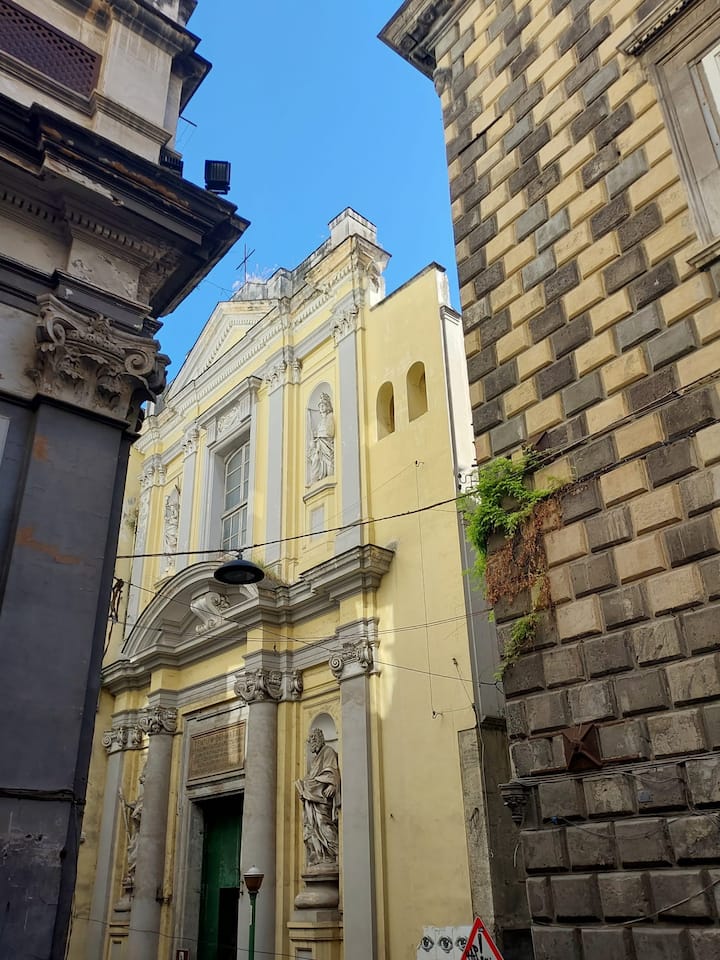 San Biagio Terraced Flat In Historic Center - Naples