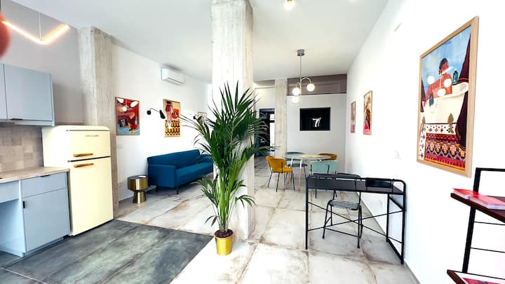 Amazing Art Loft Terrace - Walencja
