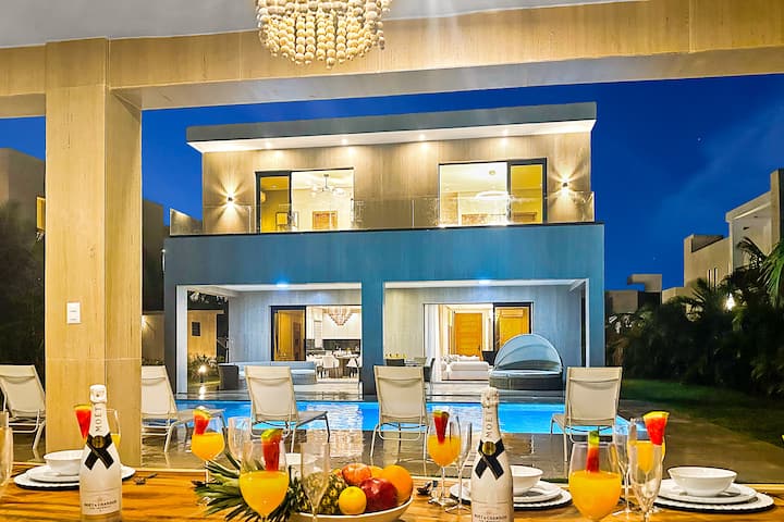 5br Beach Villa Dorado With Private Pool Bbq &Maid - Punta Cana