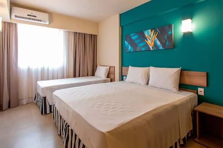 Próximo Ao Thermas, 7 Pessoas, Flat Em Resort. - Olimpia