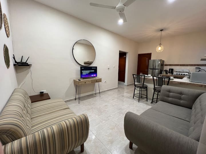 Turix 5 A Solo 5 Min De La 5ta, Private Apartment - 플라야 델 카르멘