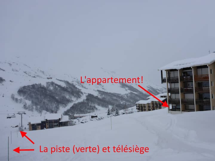 Appart 5pers Sur La Piste, Plein Sud, Les Menuires - Les Menuires