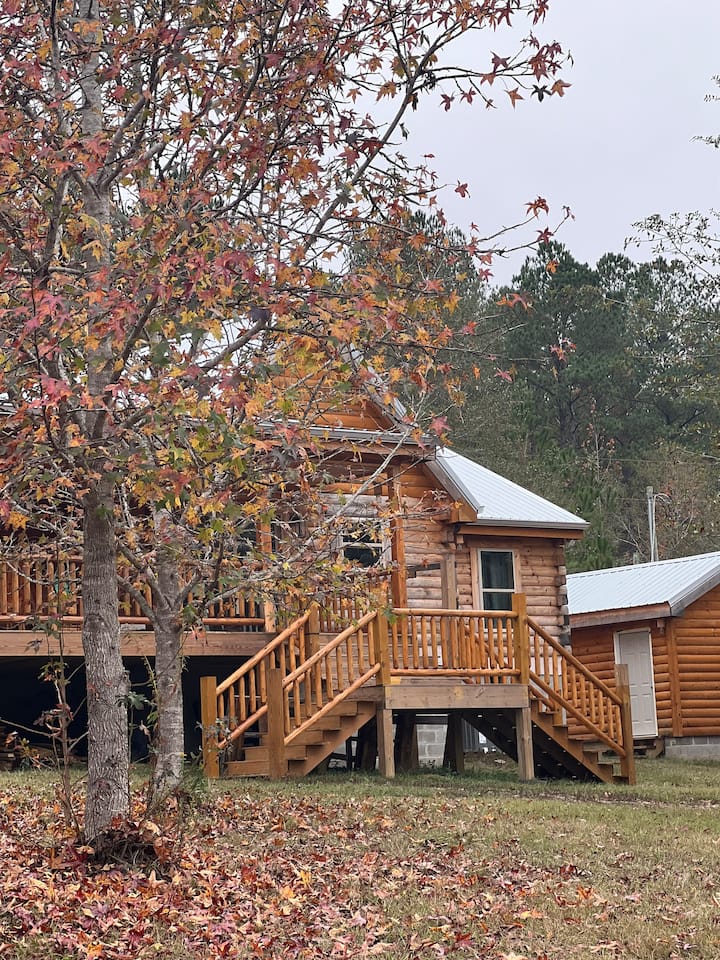 Rustic And Elegant Log Cabin - Alabama