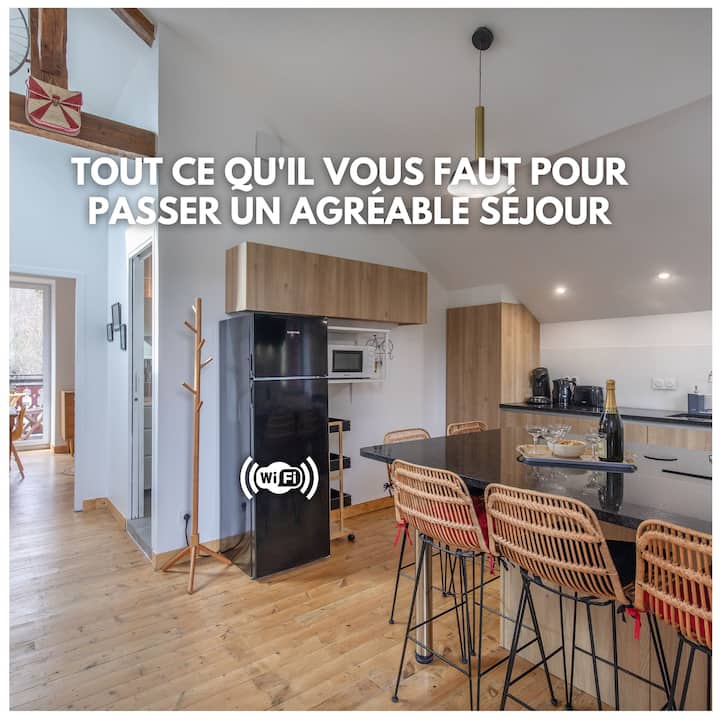 T3  Avec 2 Balcons/wifi/parking Gratuit Sécurisé - Bagnères-de-Bigorre