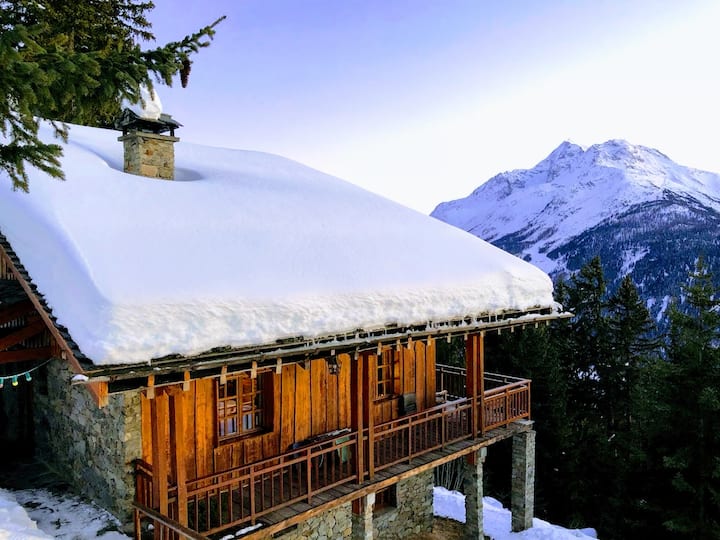 Grand Chalet Traditionnel - 10 Personnes - La Rosière