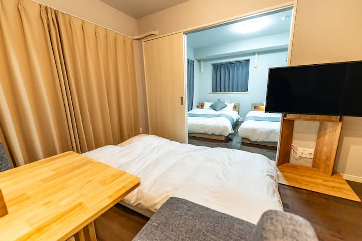 45㎡,2ldk/10-min Walk To Tenmonkan& Kagoshima Chuo - 鹿兒島市